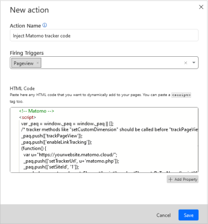How do I install the Matomo tracking code on my Cloudflare setup FAQ ...