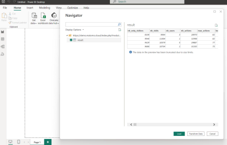 How to import Matomo data into Microsoft Power BI Desktop FAQ - How to - Matomo Analytics Platform