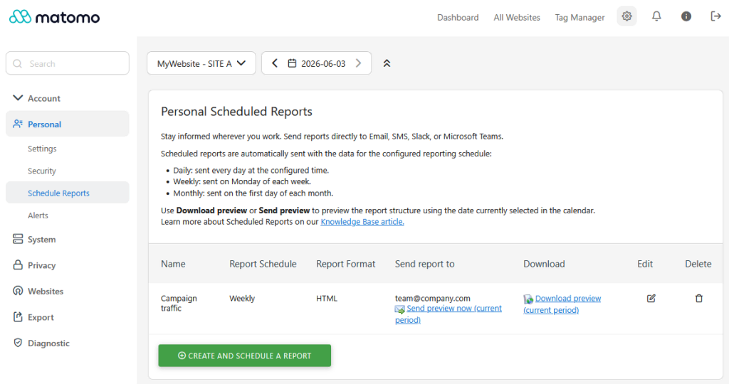 Matomo 5.11.0 - Analytics Platform - Matomo